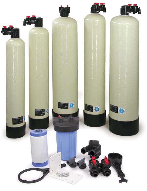 Acid Neutralizer 1 cu. ft. , Up Flow Valve with bypass, Calcite Media ...